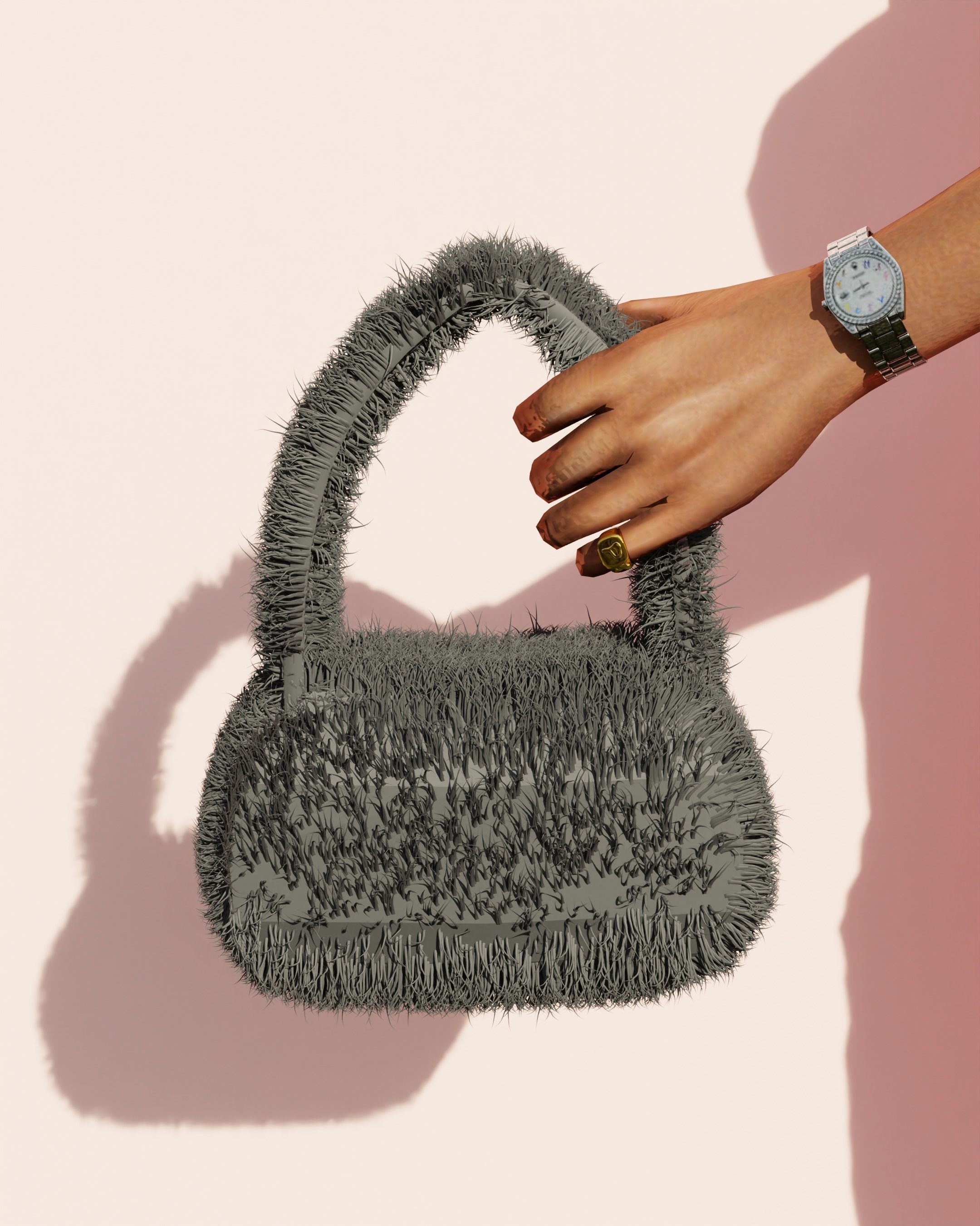 Parker Shoulder Bags 3D model | CGTrader