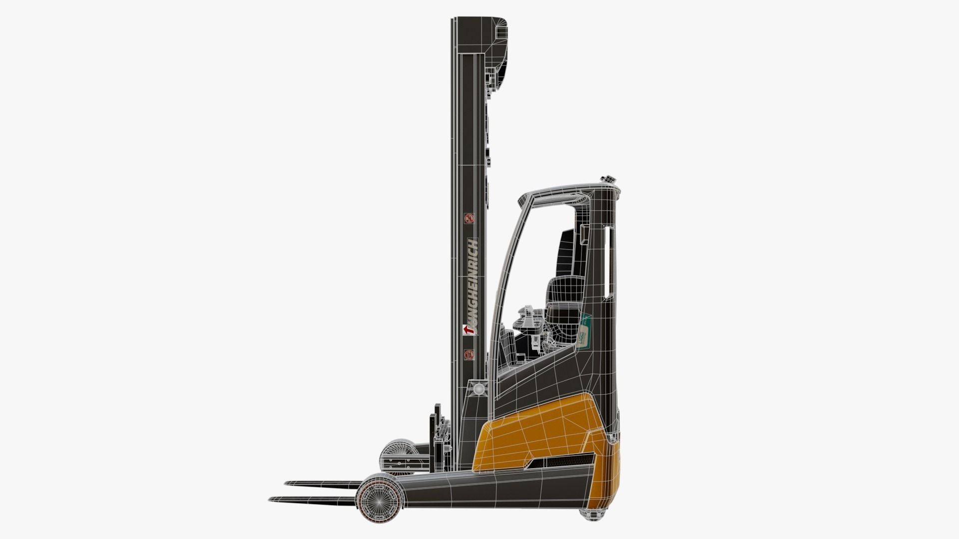 3D model Jungheinrich ETV 216i Reach truck VR / AR / low-poly | CGTrader