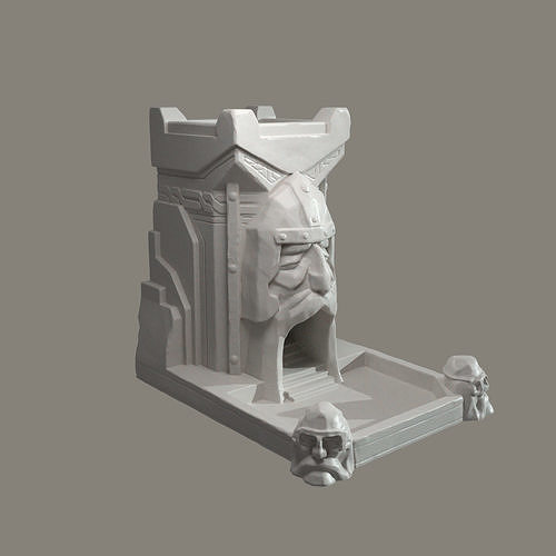 Dwarf Dice Tower 3d Model 3d Printable Cgtrader