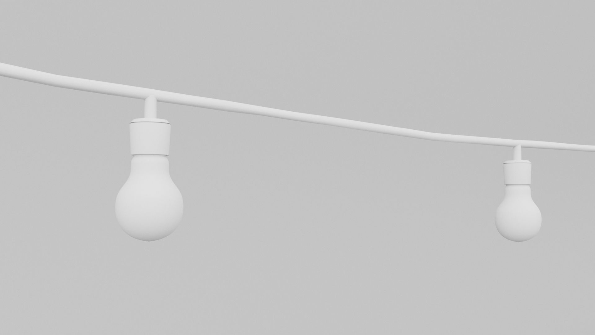 String lights 3D model | CGTrader
