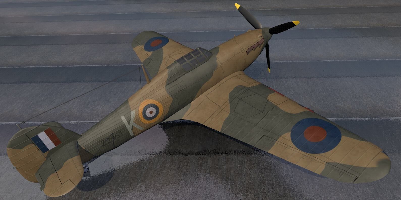 Hawker Hurricane Mk-2b 3D model | CGTrader