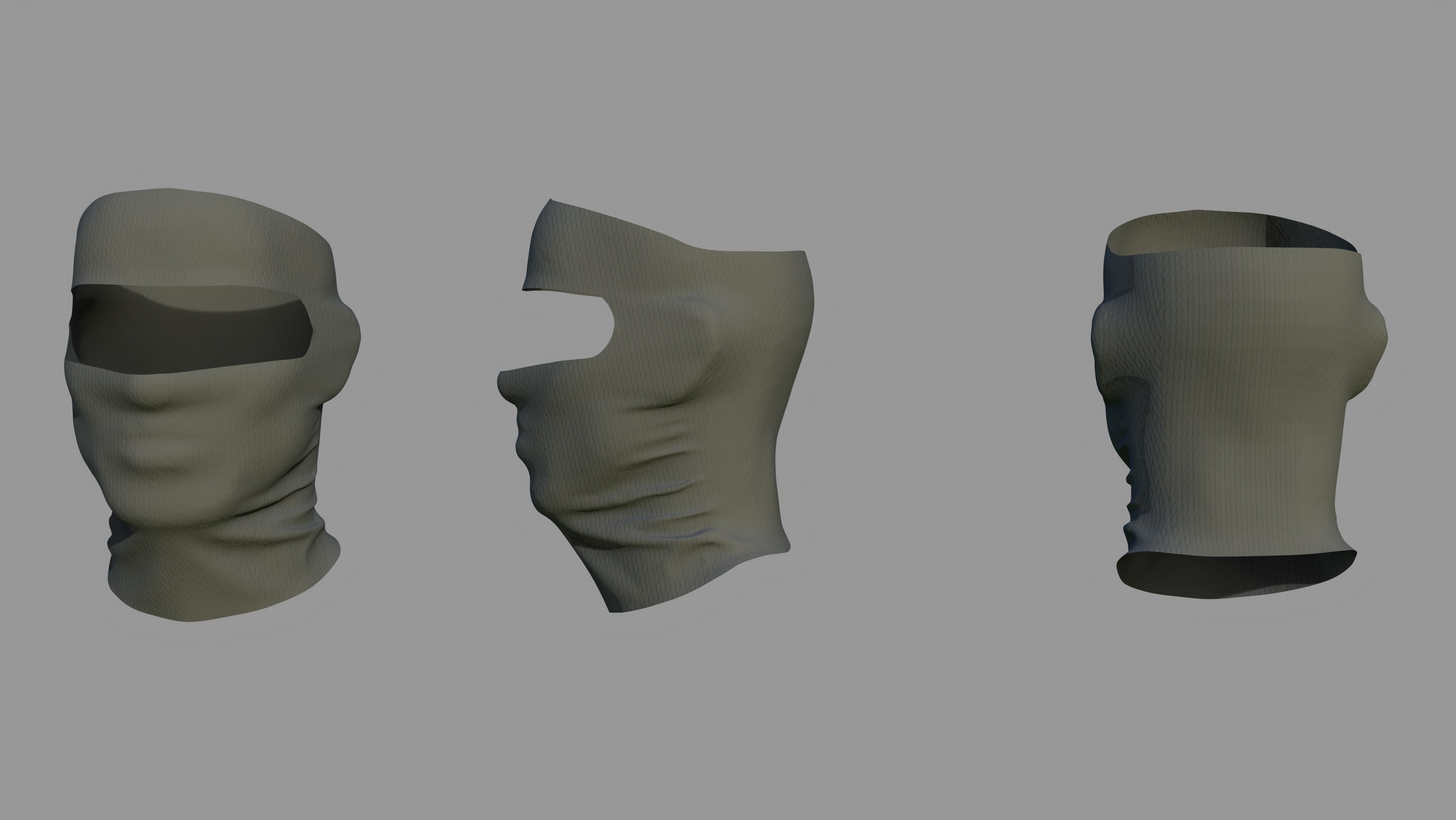 3D model Face Mask Low Poly With UV Vol 3 VR / AR / low-poly | CGTrader