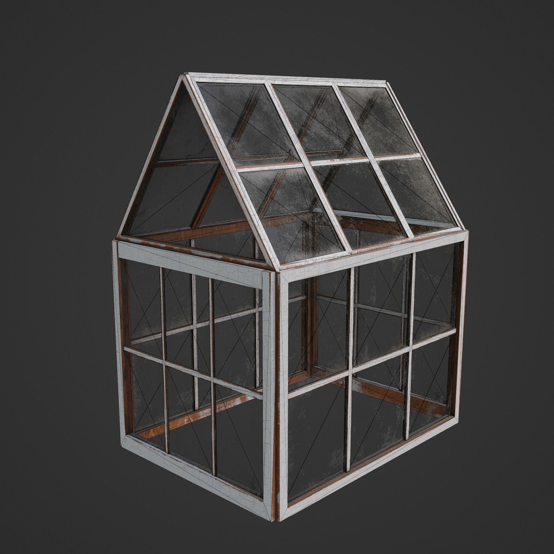 3D model Small greenhouse VR / AR / low-poly | CGTrader