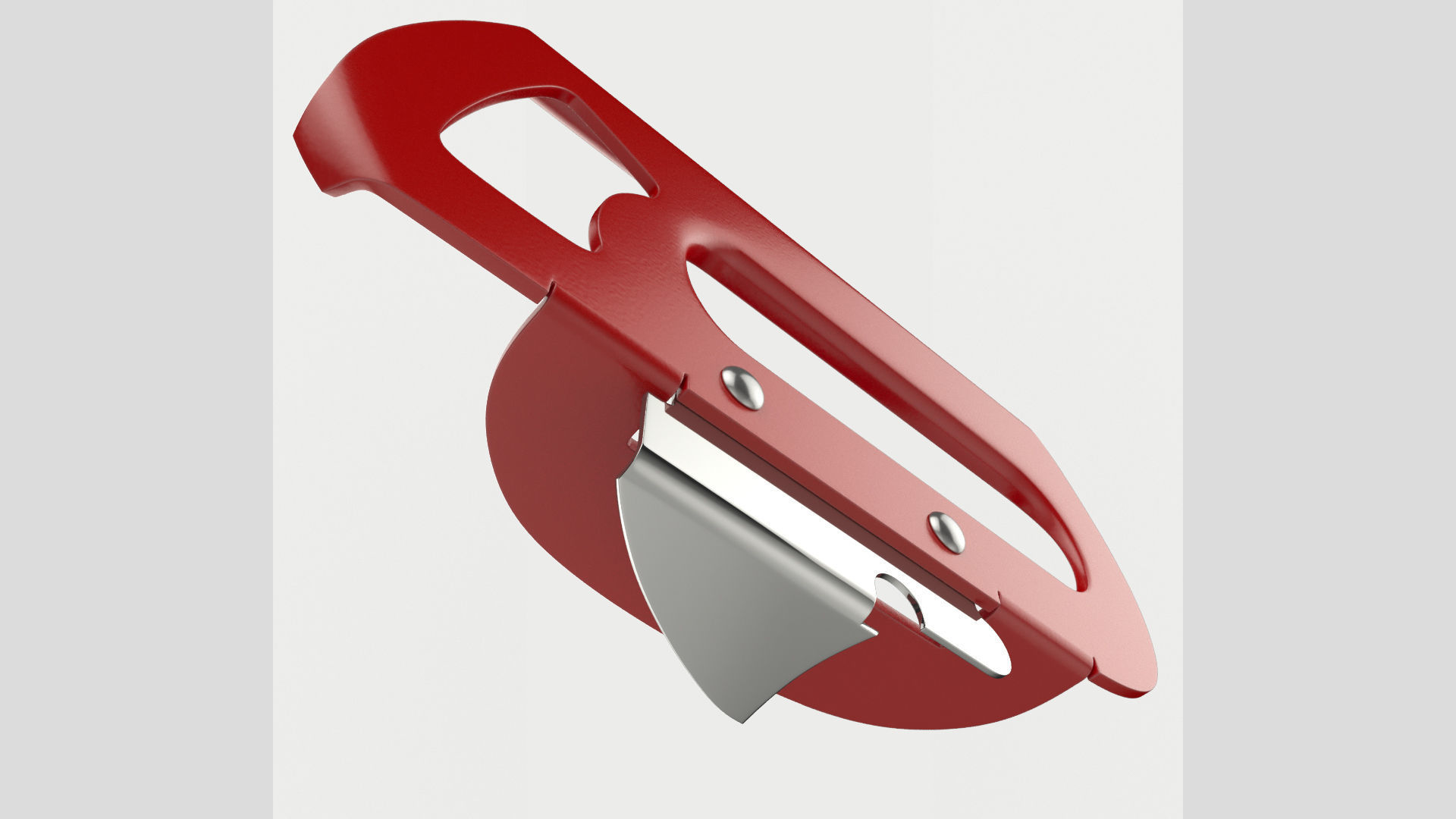 Can Opener with Cap Opener Classic Low High Poly 3D model | CGTrader