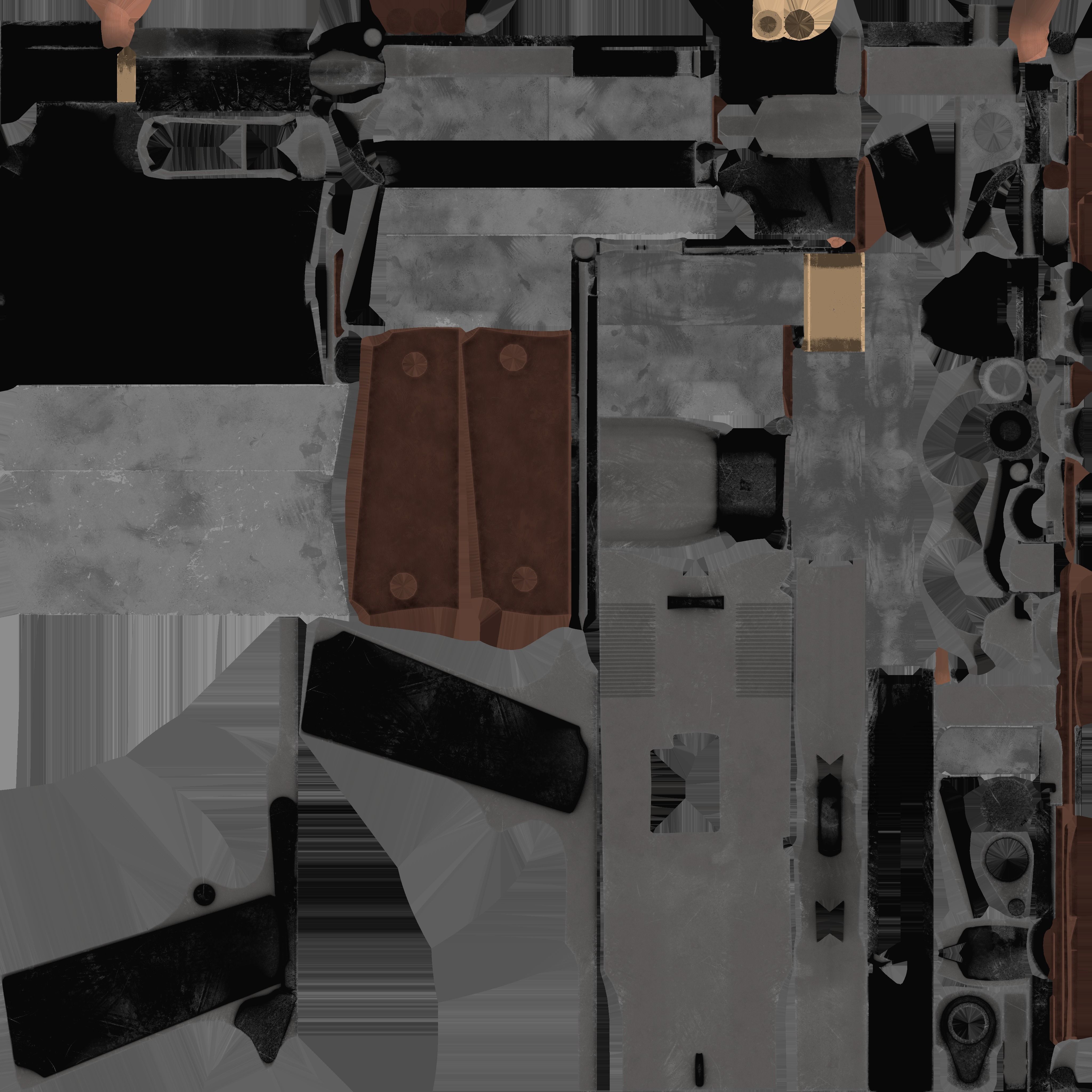 3D model M1911 gun VR / AR / low-poly | CGTrader