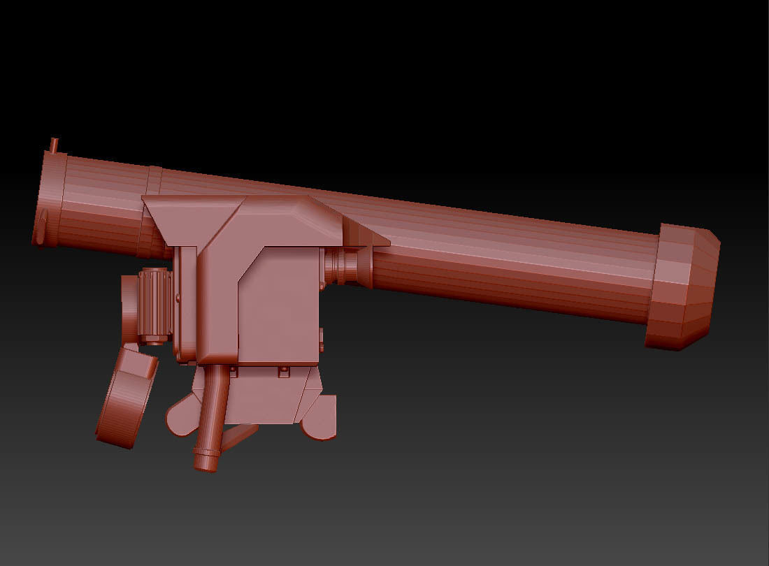 Javelin missile launcher 3D model 3D printable | CGTrader