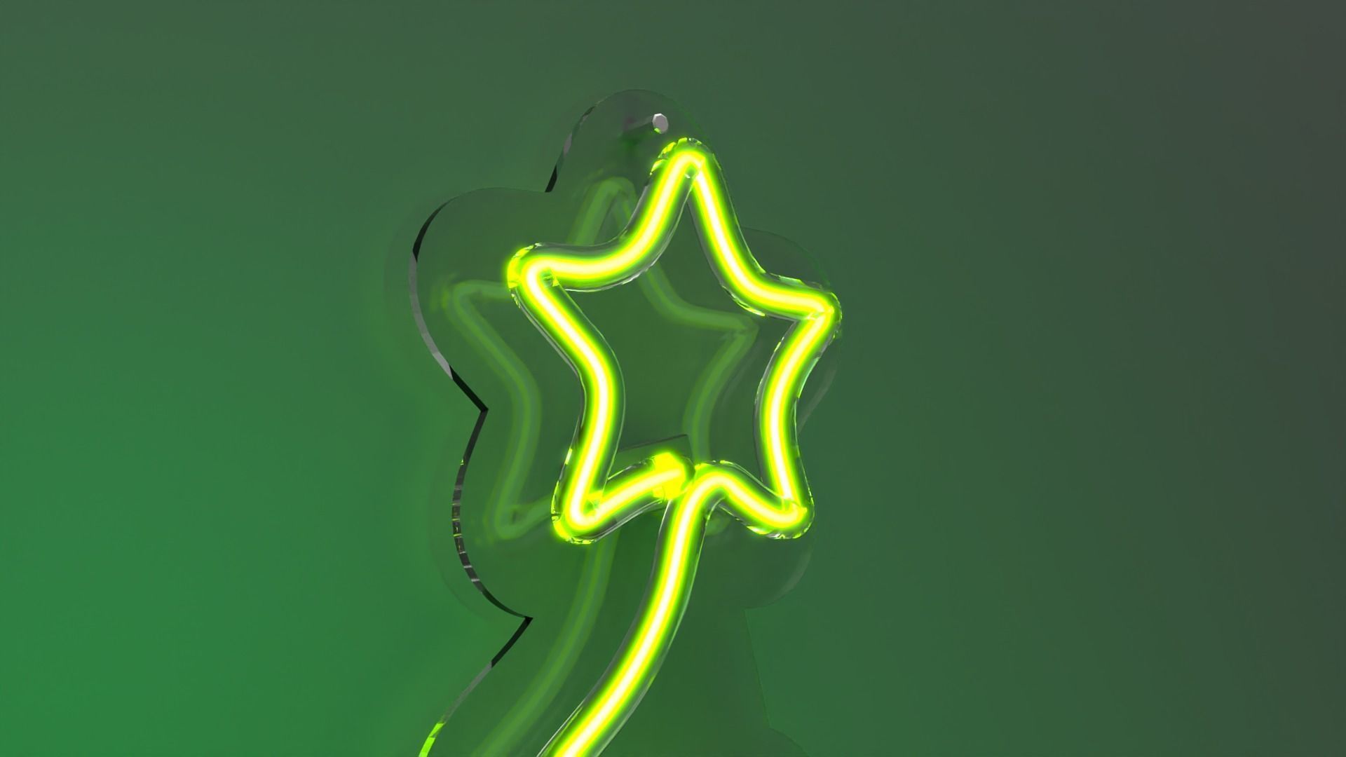Christmas Tree - Neon Sign 3D model | CGTrader