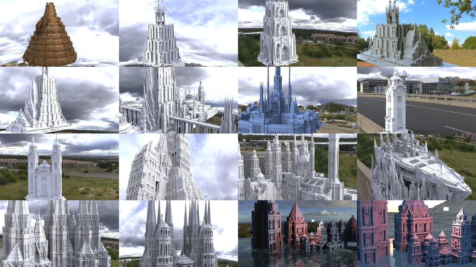 Tower Collection part 1 | CGTrader