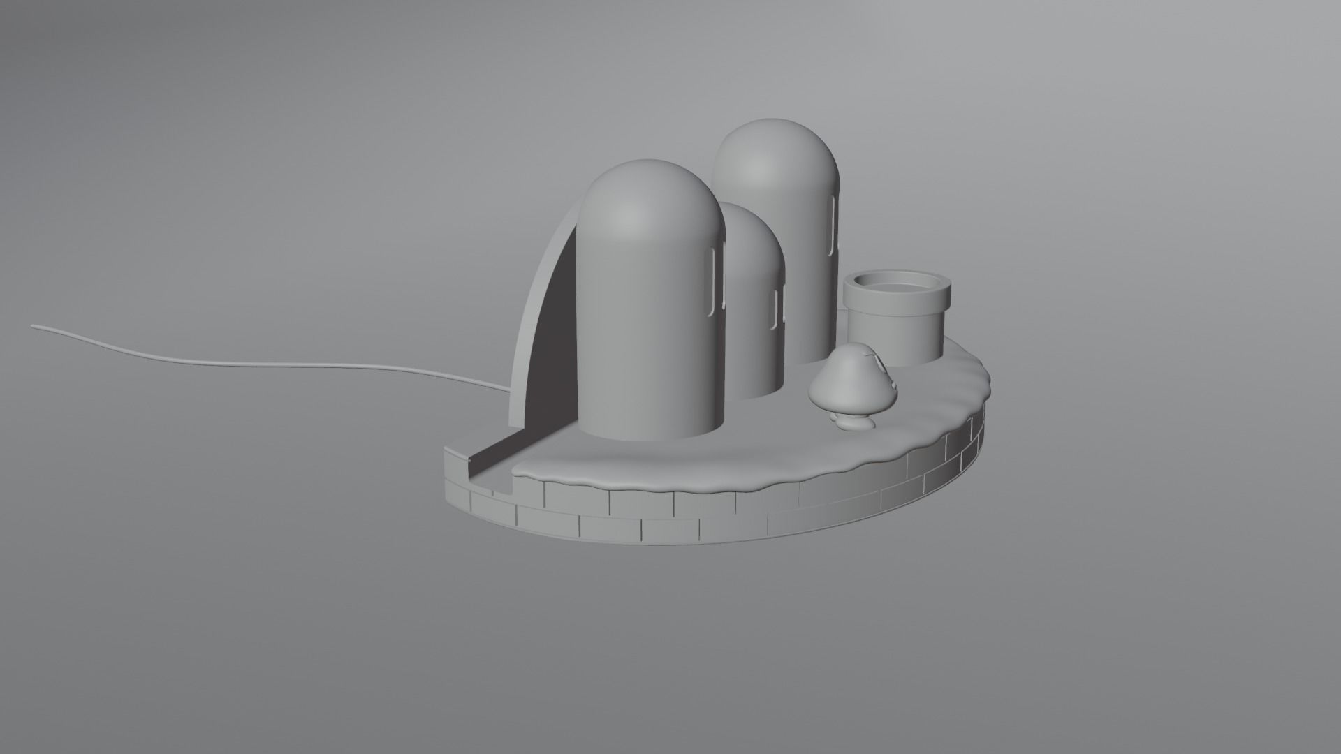 Mario style Nintendo Switch base 3D model 3D printable | CGTrader