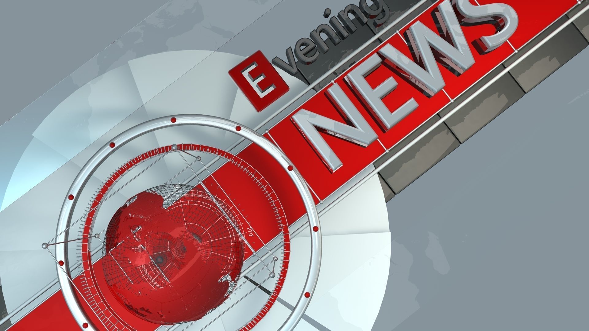 News intro animation 3D model 3D model animated | CGTrader