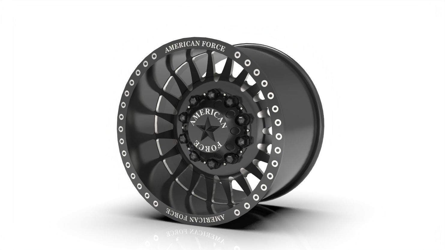 AMERICAN FORCE DUALLY WHEEL 3D model 3D printable | CGTrader