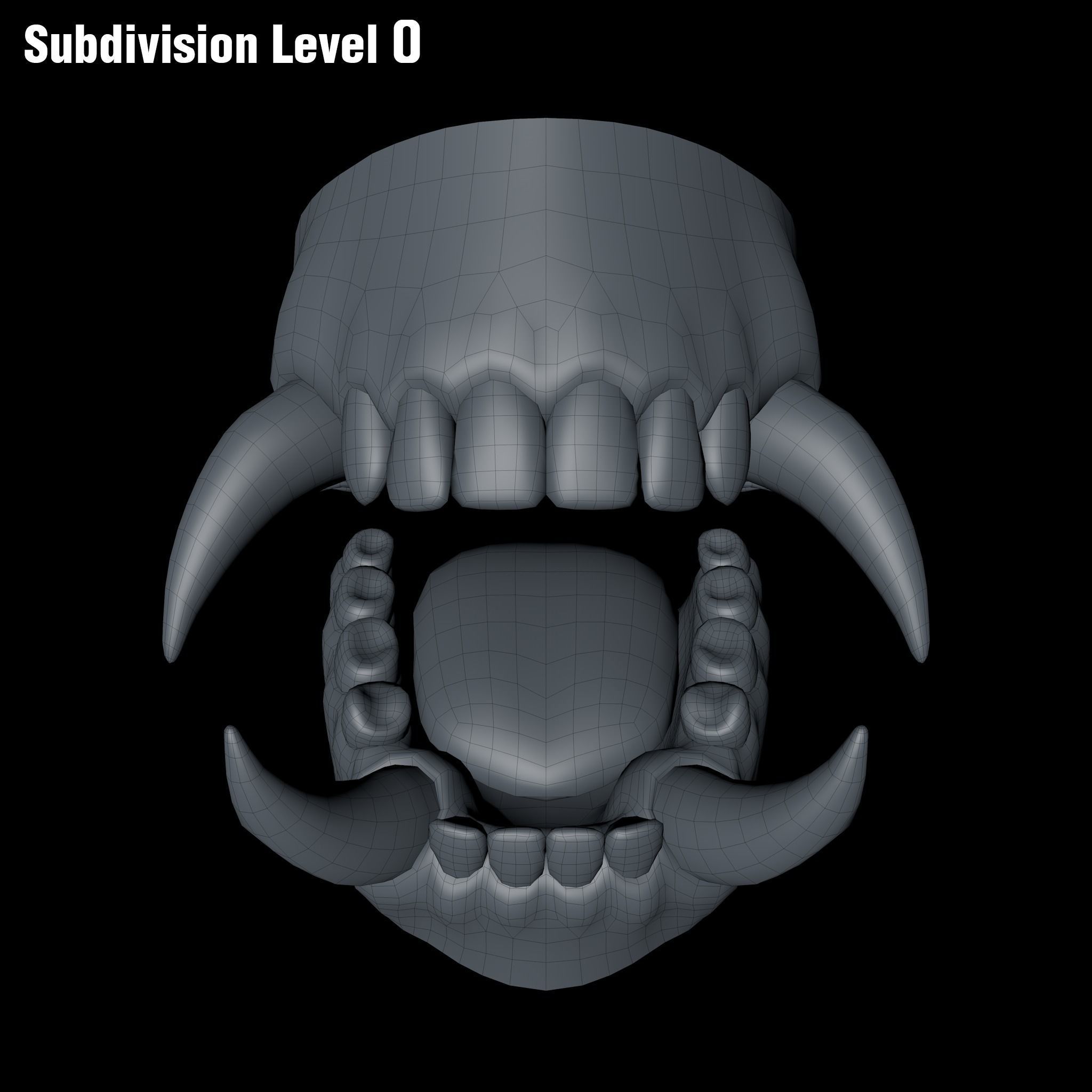 Orc Teeth 3D model | CGTrader