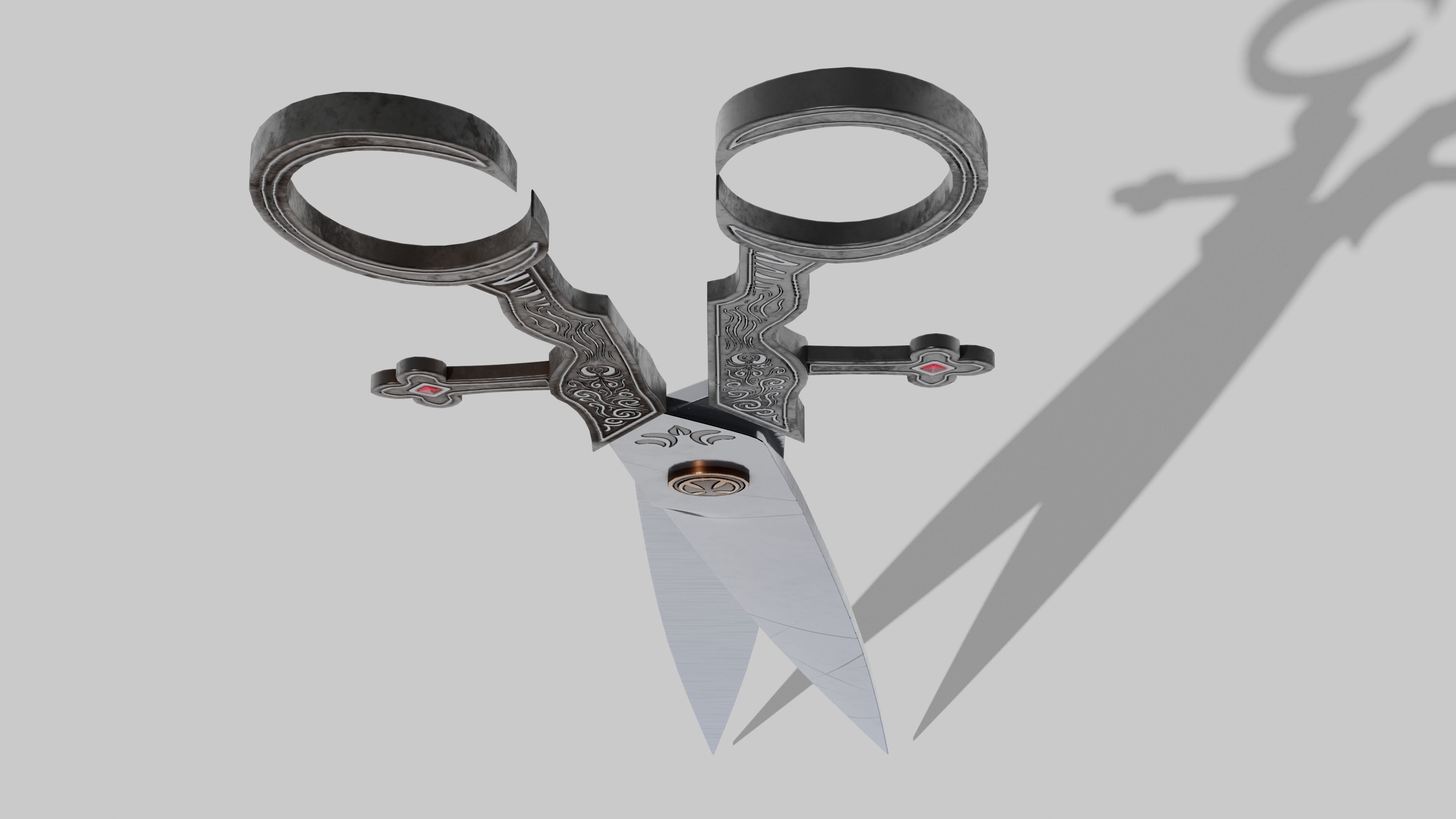 3D model OB 00 23 vampire hunter scissors VR / AR / low-poly | CGTrader