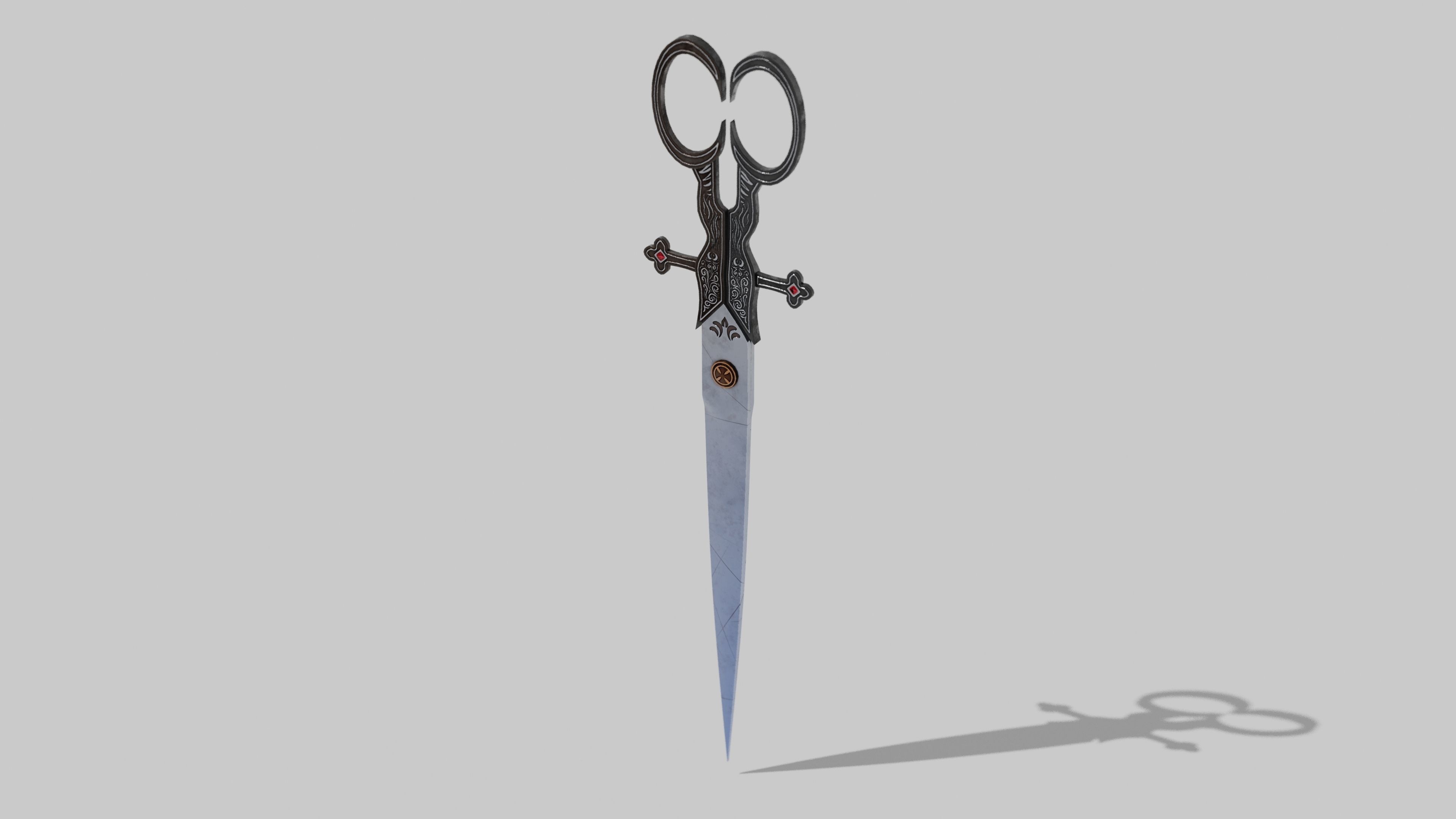 3D model OB 00 23 vampire hunter scissors VR / AR / low-poly | CGTrader