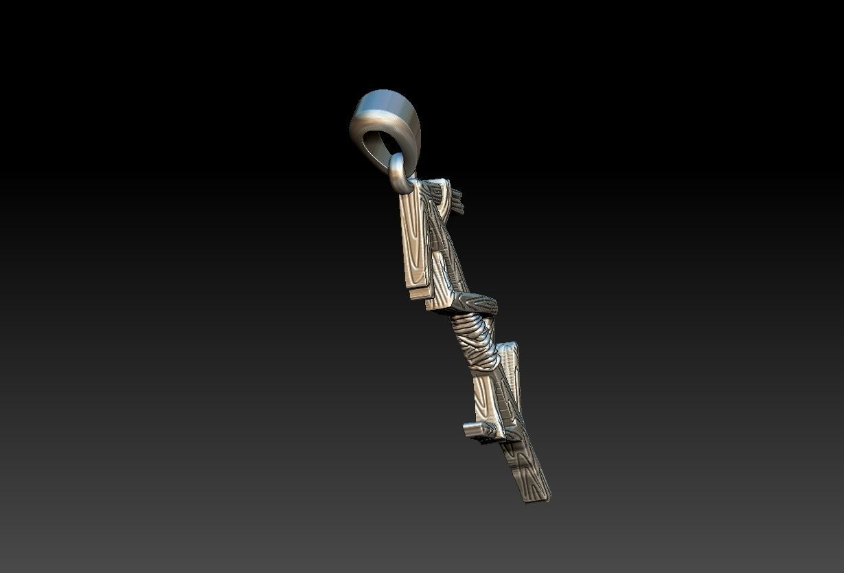 Viking Runes Pendant 3D model 3D printable | CGTrader