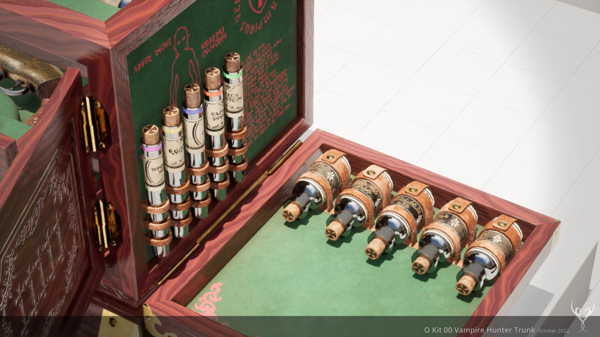 OB 00 Vampire Hunter Trunk 3D Model Collection | CGTrader