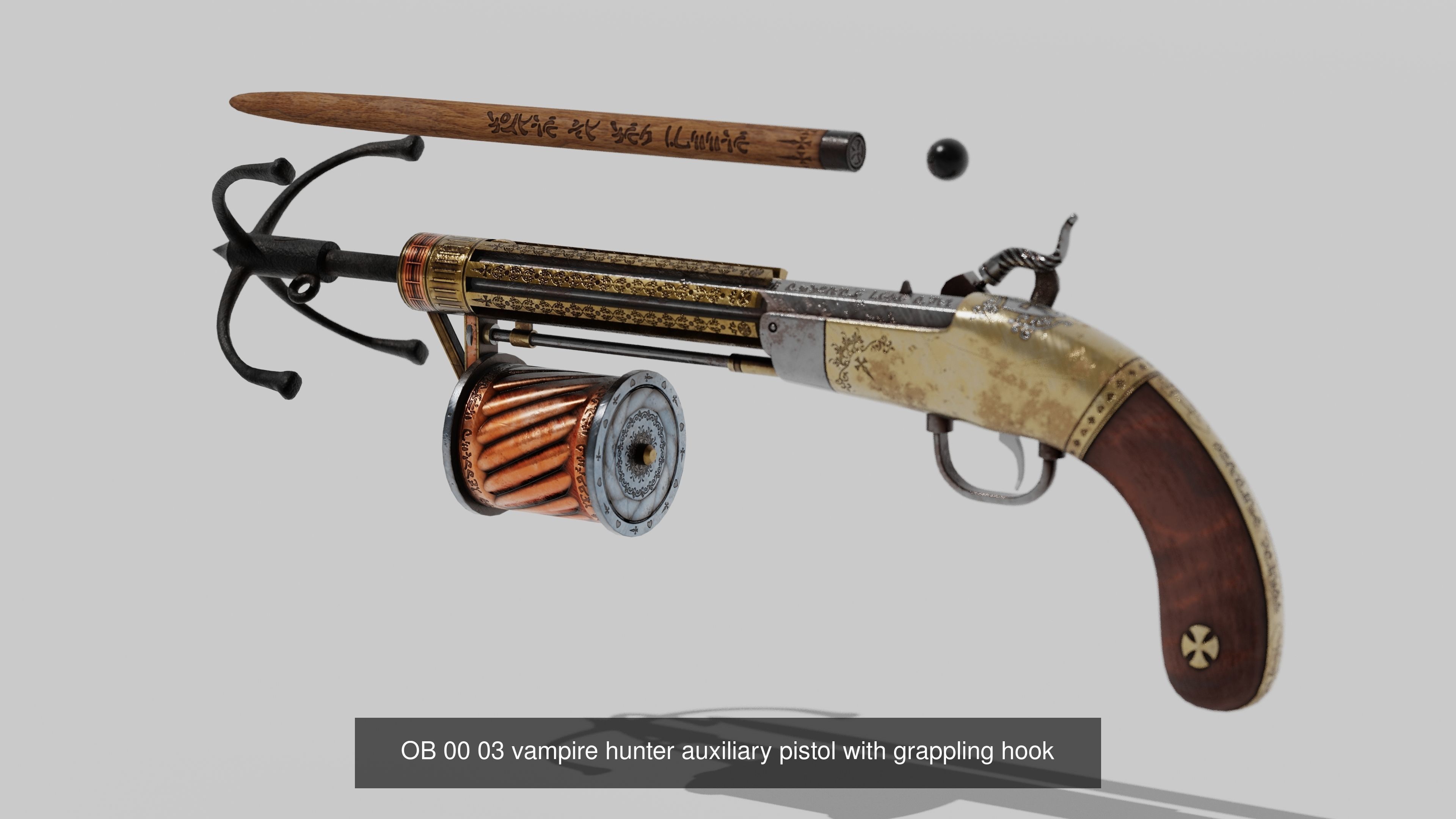 OB 00 Vampire Hunter Trunk 3D Model Collection | CGTrader