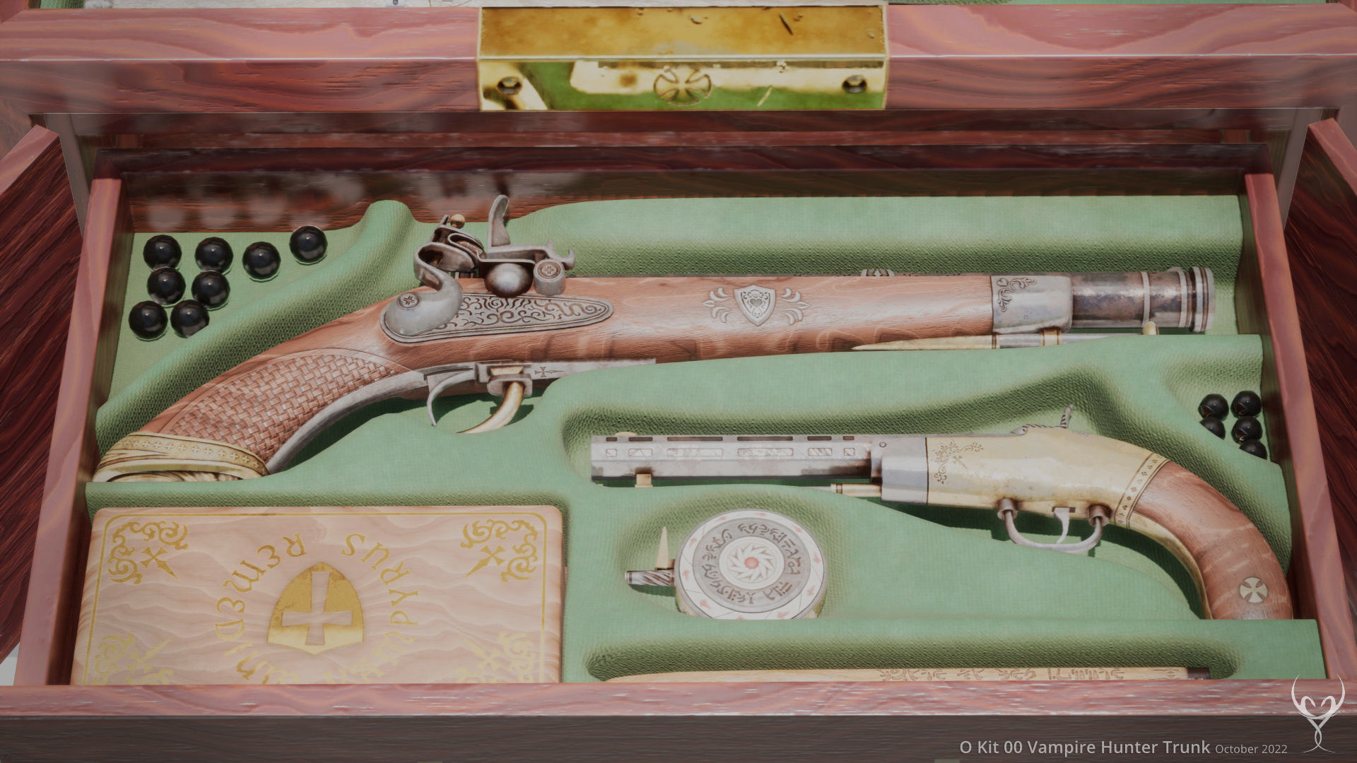 OB 00 Vampire Hunter Trunk 3D Model Collection | CGTrader