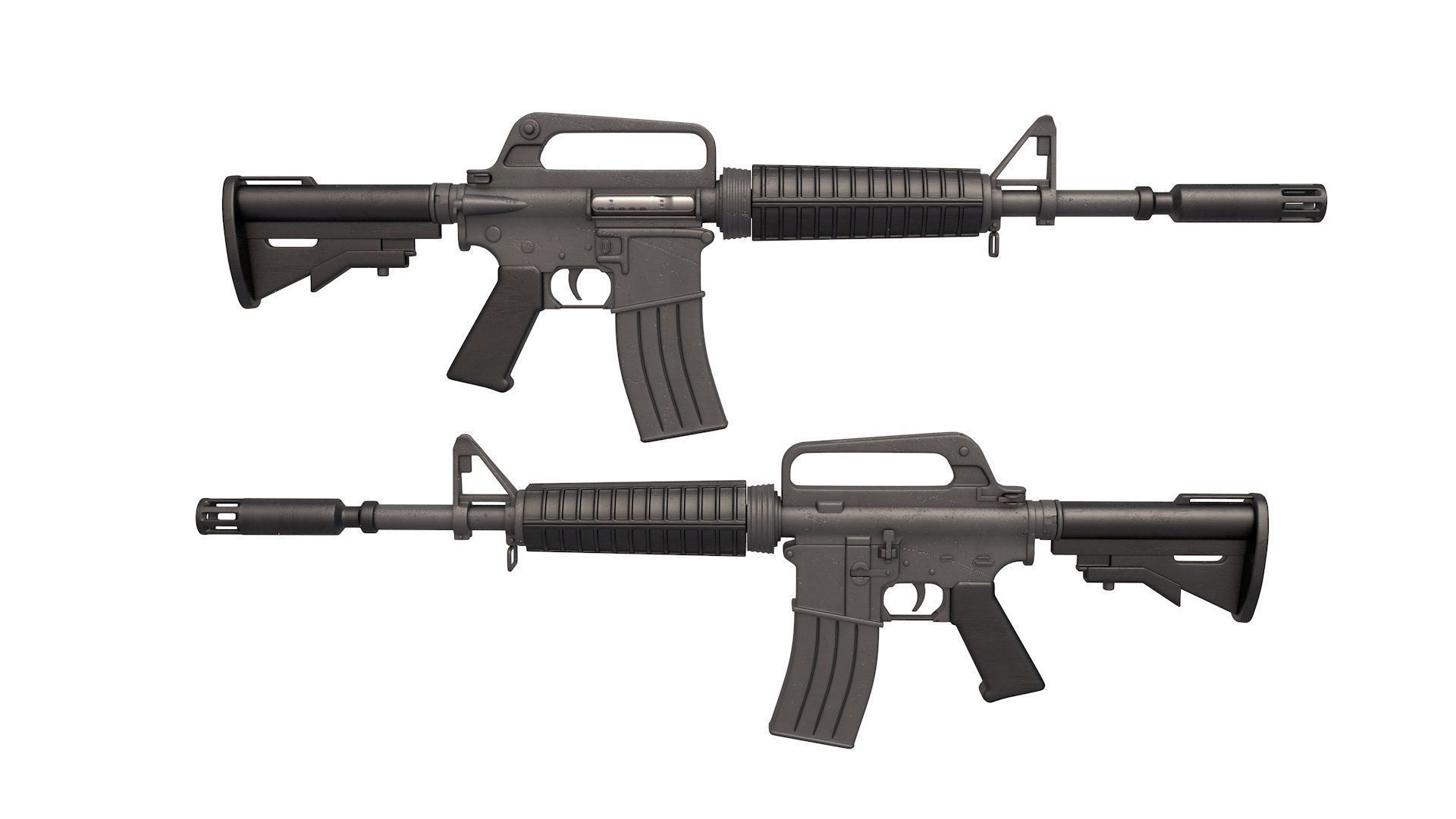 XM177 Carbine 3D model | CGTrader