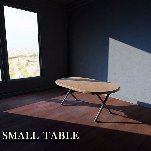 Small Table 3D model | CGTrader