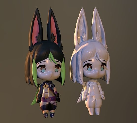 Chibi Tighnari - Genshin impact 3D model 3D printable | CGTrader