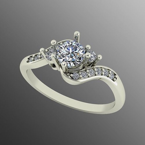 Ring n76 3D model 3D printable | CGTrader