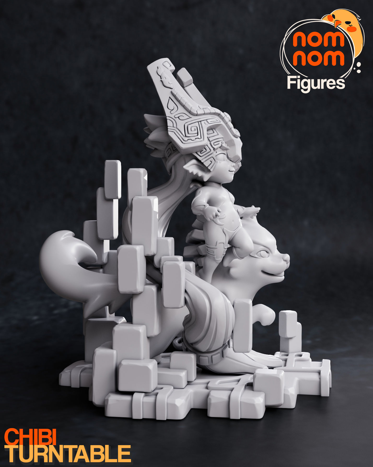 Chibi Midna - Legend of Zelda 3D model 3D printable | CGTrader
