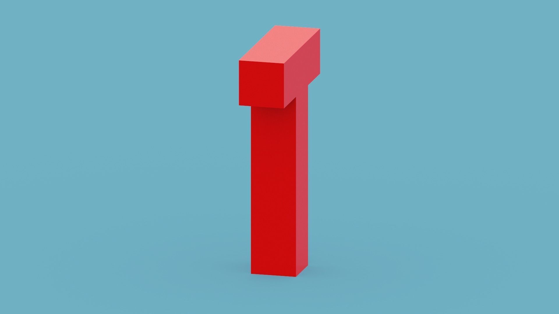 3D model Pixel Letter T VR / AR / low-poly | CGTrader