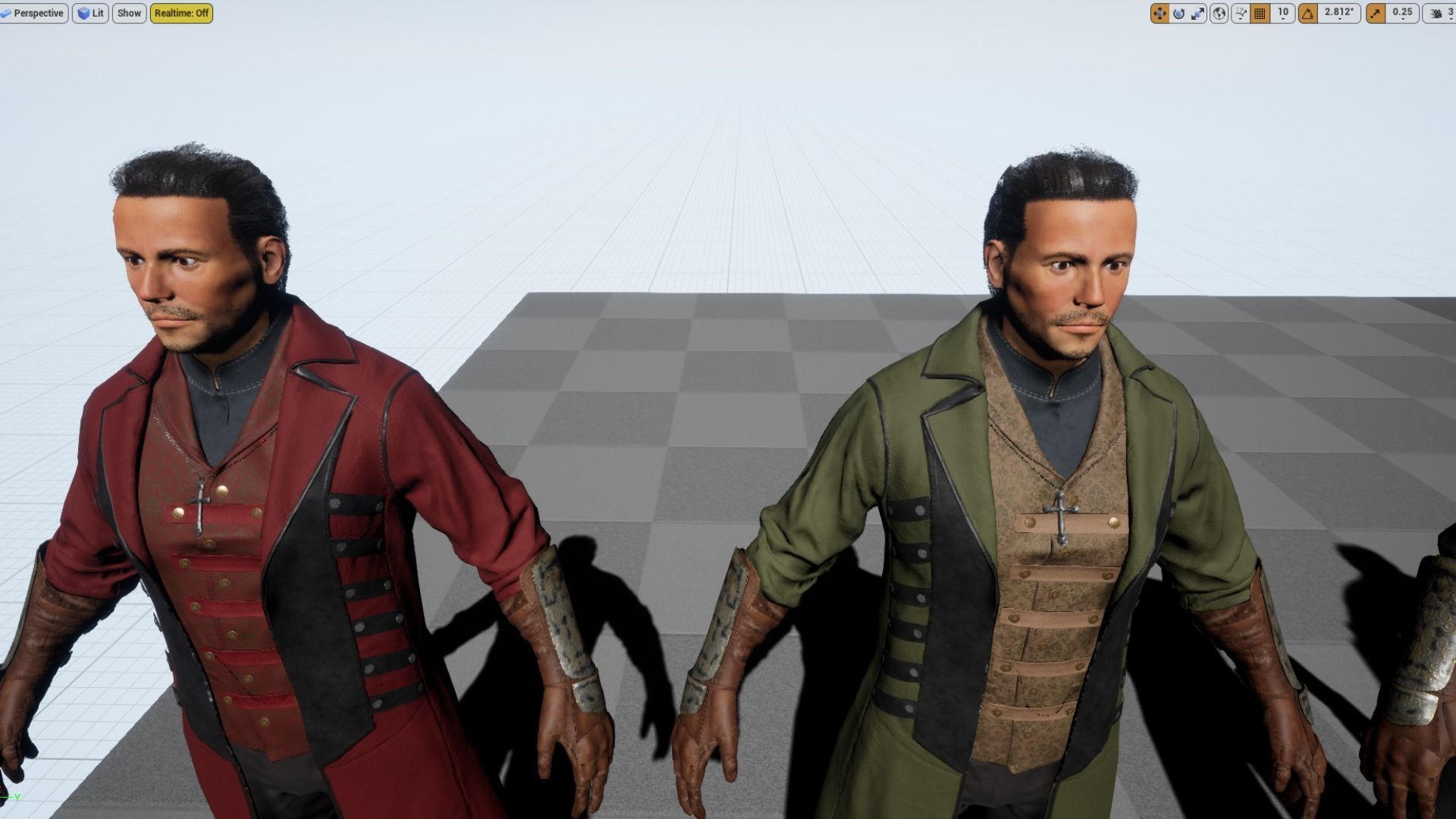 3D model Gothic Character VR / AR / low-poly | CGTrader