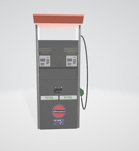 3D model Gas Pump VR / AR / low-poly | CGTrader