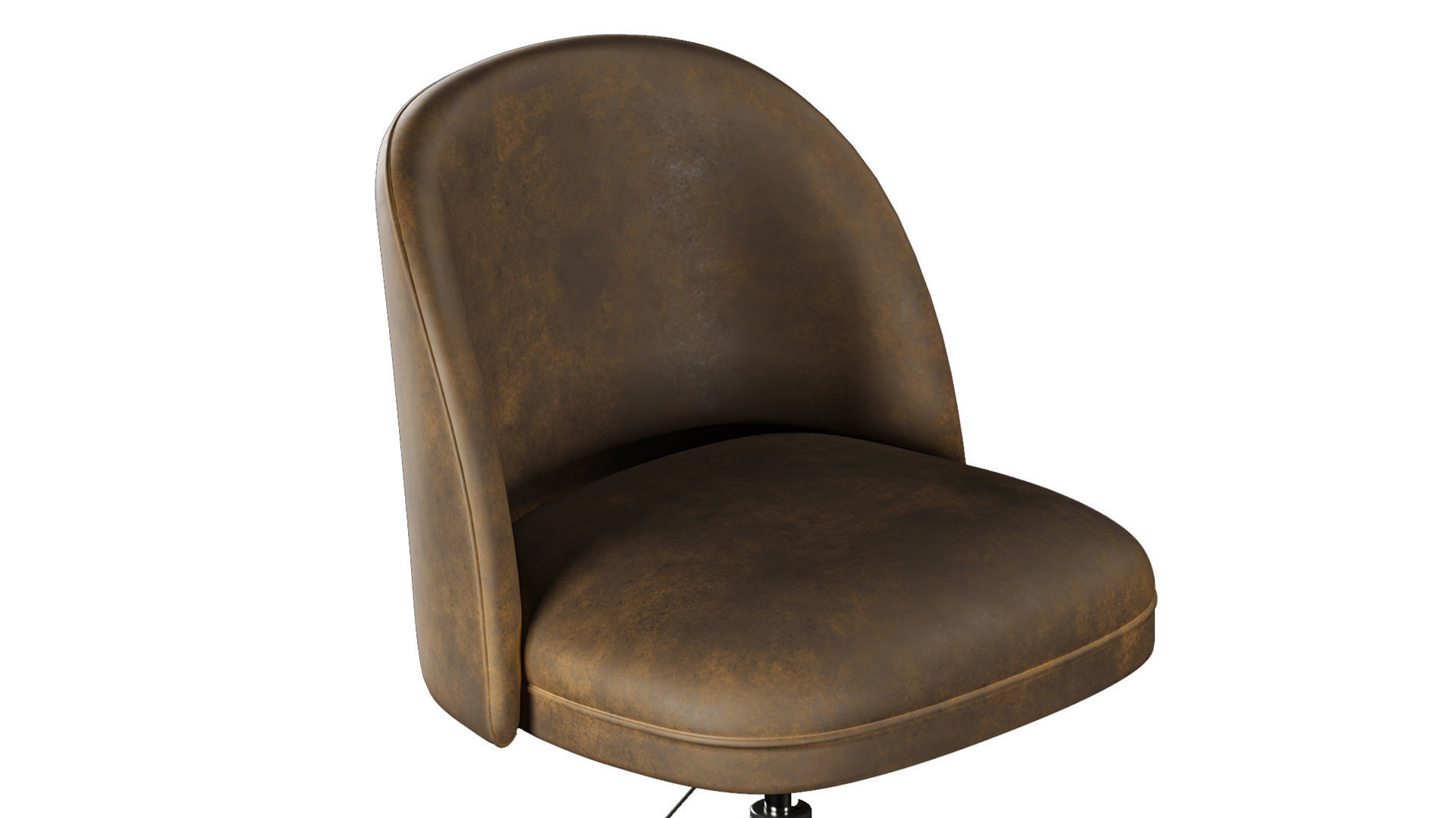 Restoration Hardware ALESSA LEATHER DESK CHAIR 3D model | CGTrader