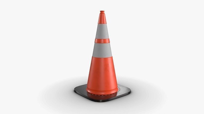 3D model Traffic Safety Cone VR / AR / low-poly | CGTrader