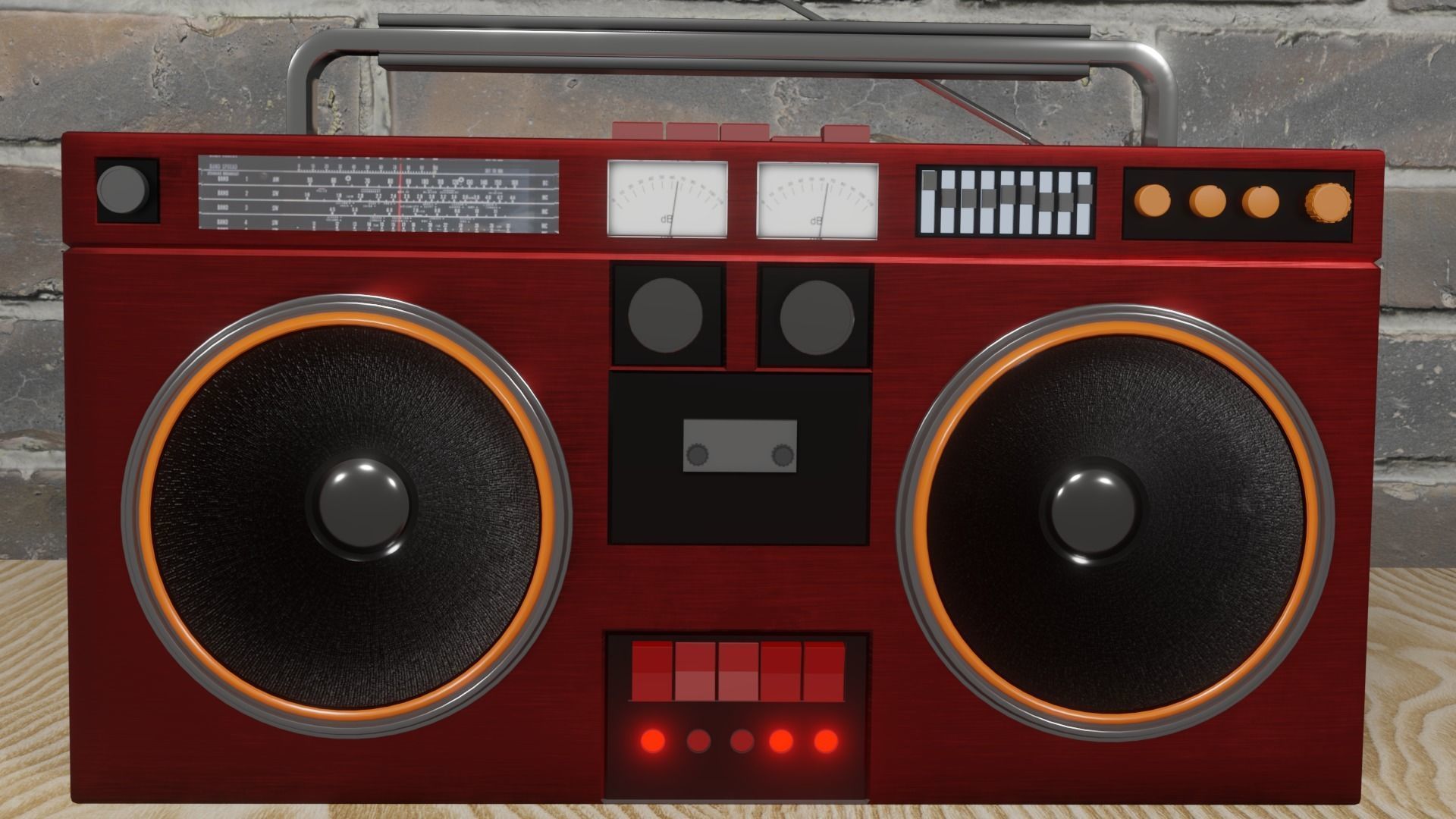 Stylized radio player 3D model | CGTrader