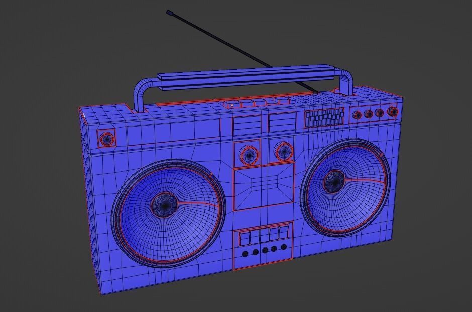 Stylized radio player 3D model | CGTrader