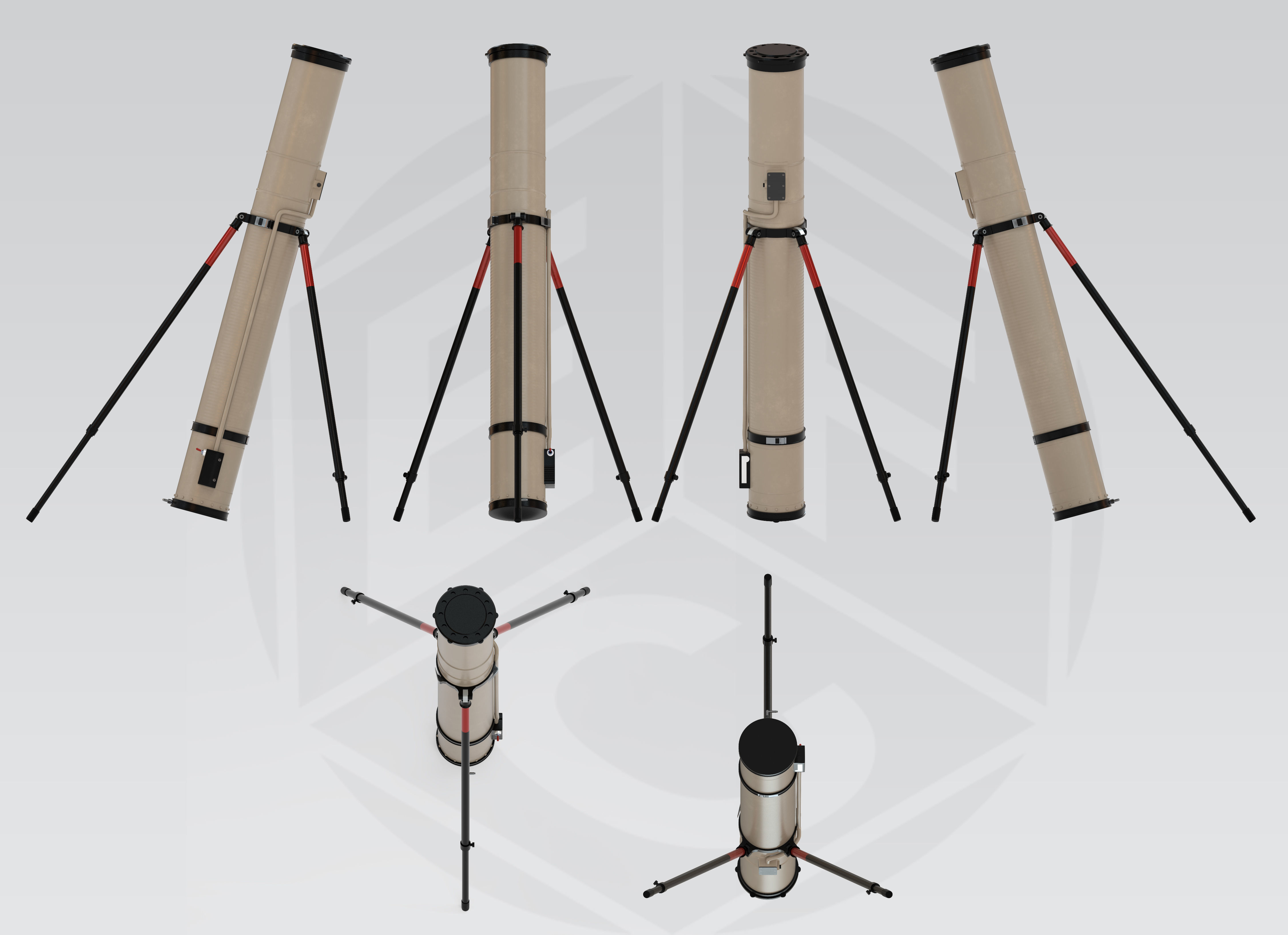 Switchblade 600 and Launcher 3D model animated | CGTrader