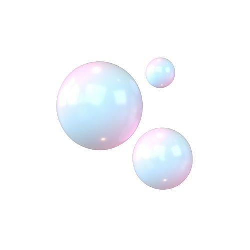 3D model Bubbles Emoji v1 001 VR / AR / low-poly | CGTrader