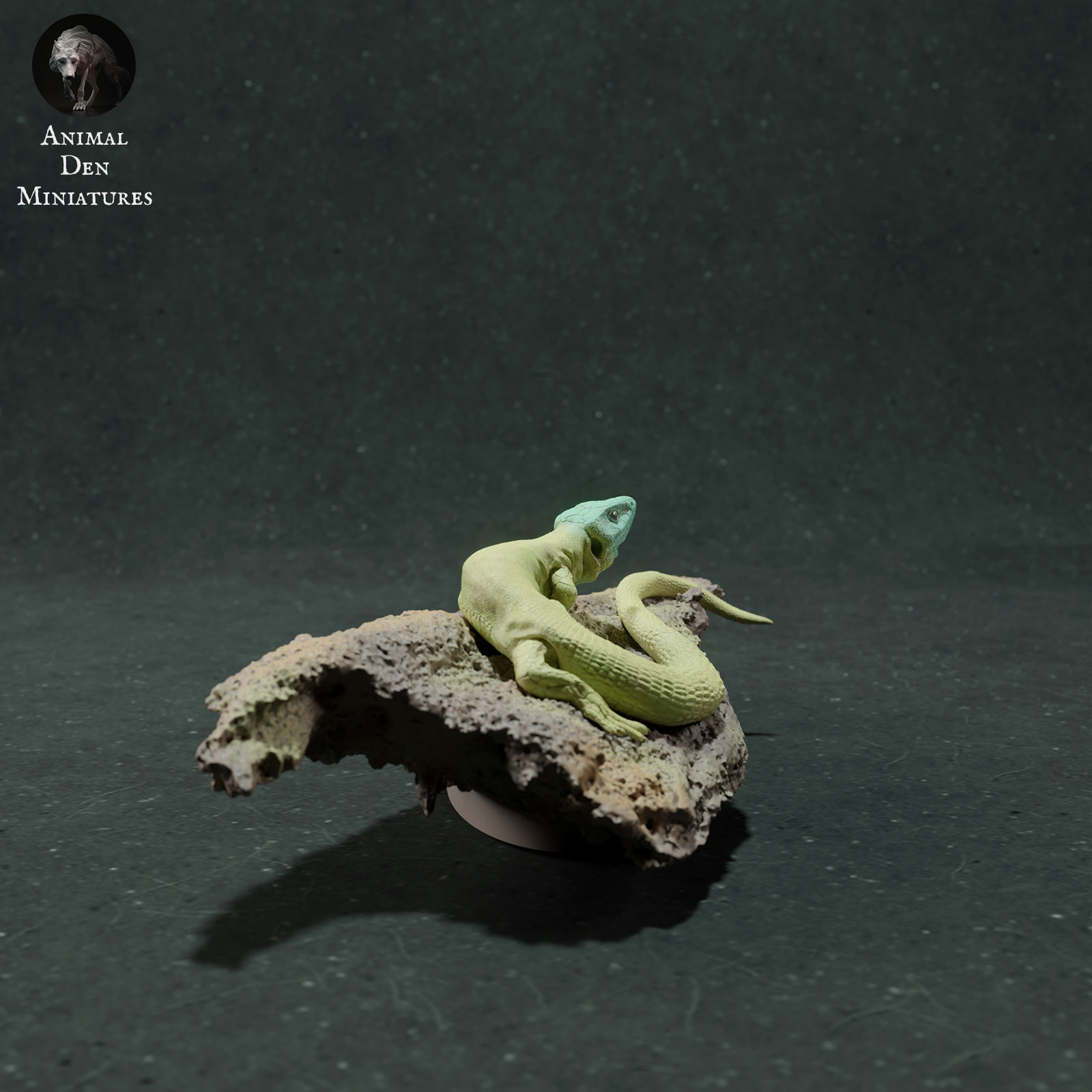 European Green Lizard 3D model 3D printable | CGTrader