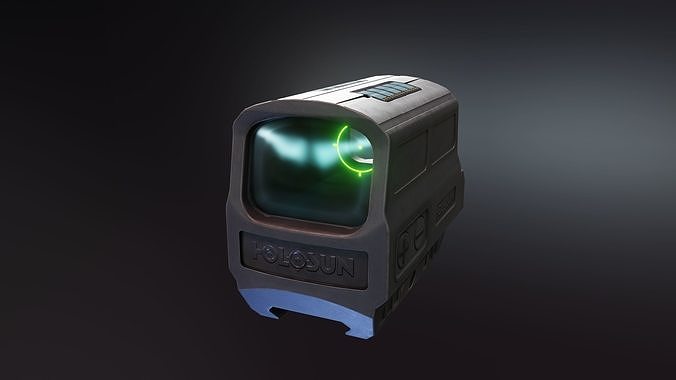 3D model Holosun HS512GD Reflex Sight VR / AR / low-poly | CGTrader