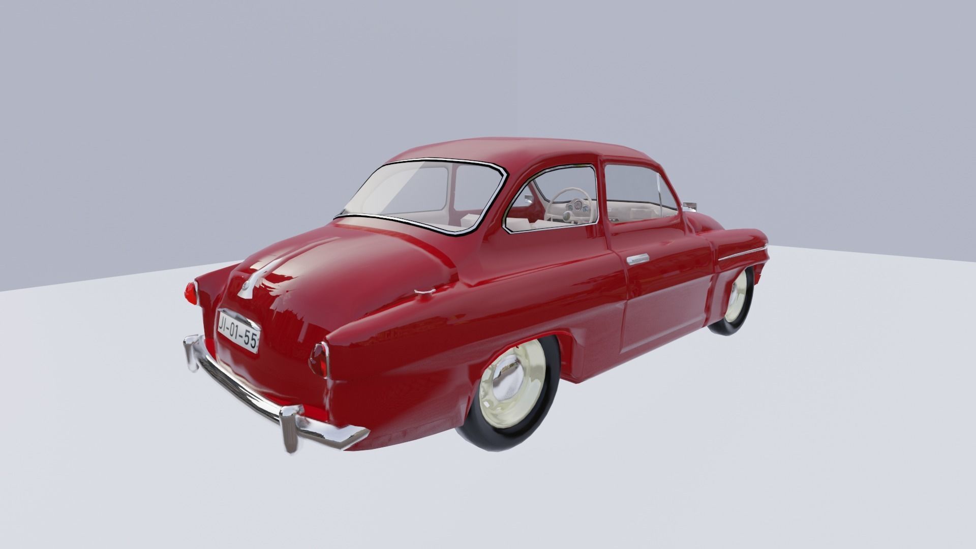 3D model Skoda 440 Spartak 1955 VR / AR / low-poly | CGTrader