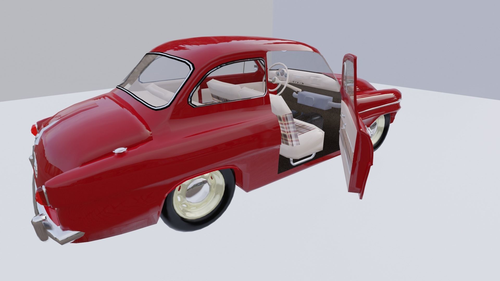 3D model Skoda 440 Spartak 1955 VR / AR / low-poly | CGTrader
