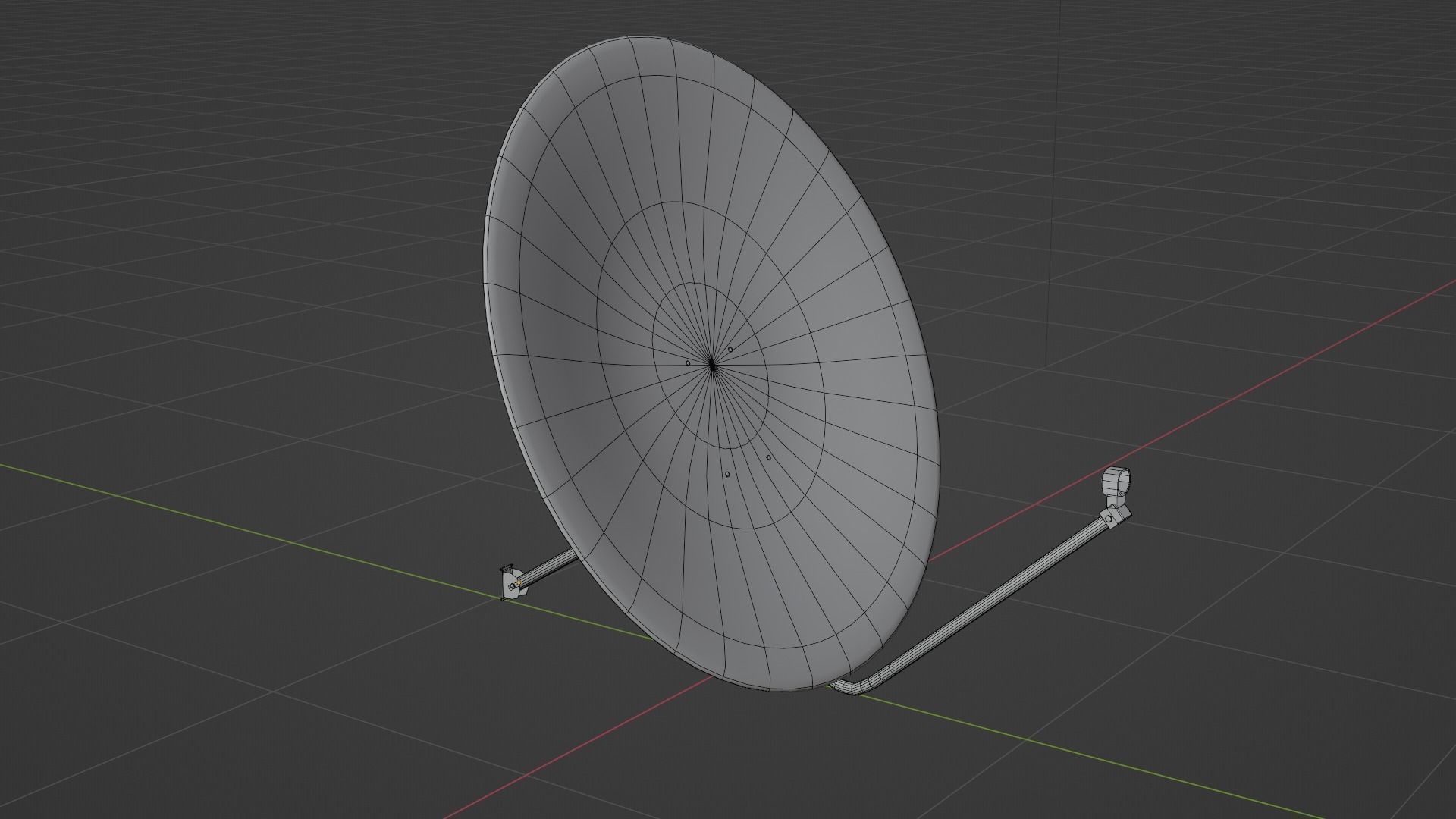 3D model Satellite Dish VR / AR / low-poly | CGTrader