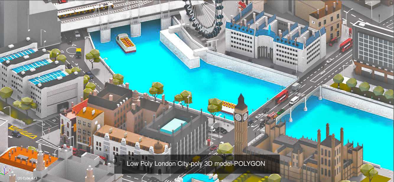 low poly Collection asset pack citys exterior and interior VR / AR / low-poly | CGTrader