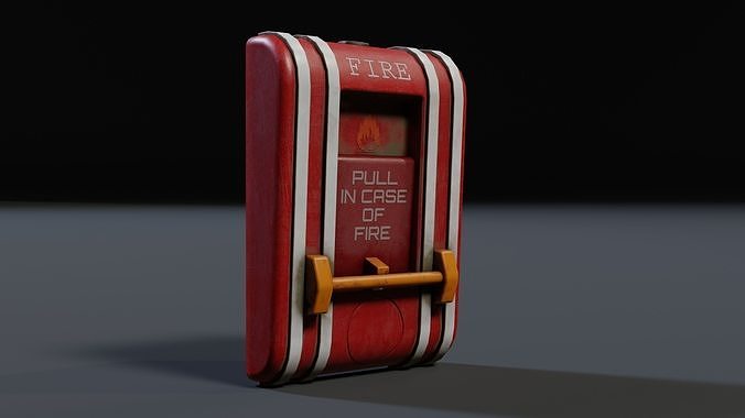 3D model Fire Alarm VR / AR / low-poly | CGTrader