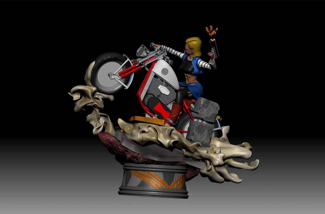 ANDROID 18 3D model 3D printable | CGTrader