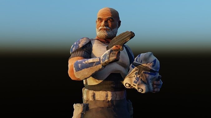 captain rex free 3D model | CGTrader