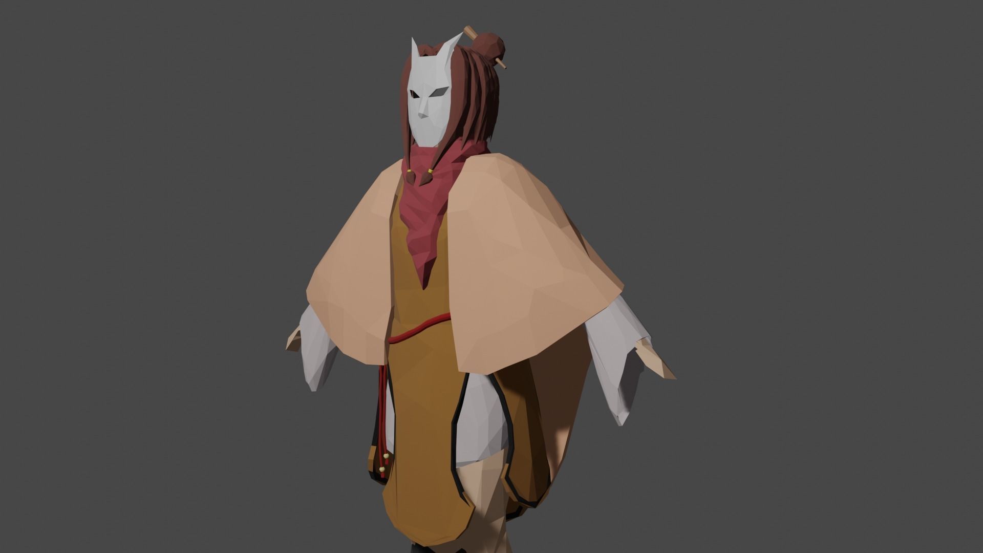3D model Low Poly Characters Tribe VR / AR / low-poly | CGTrader