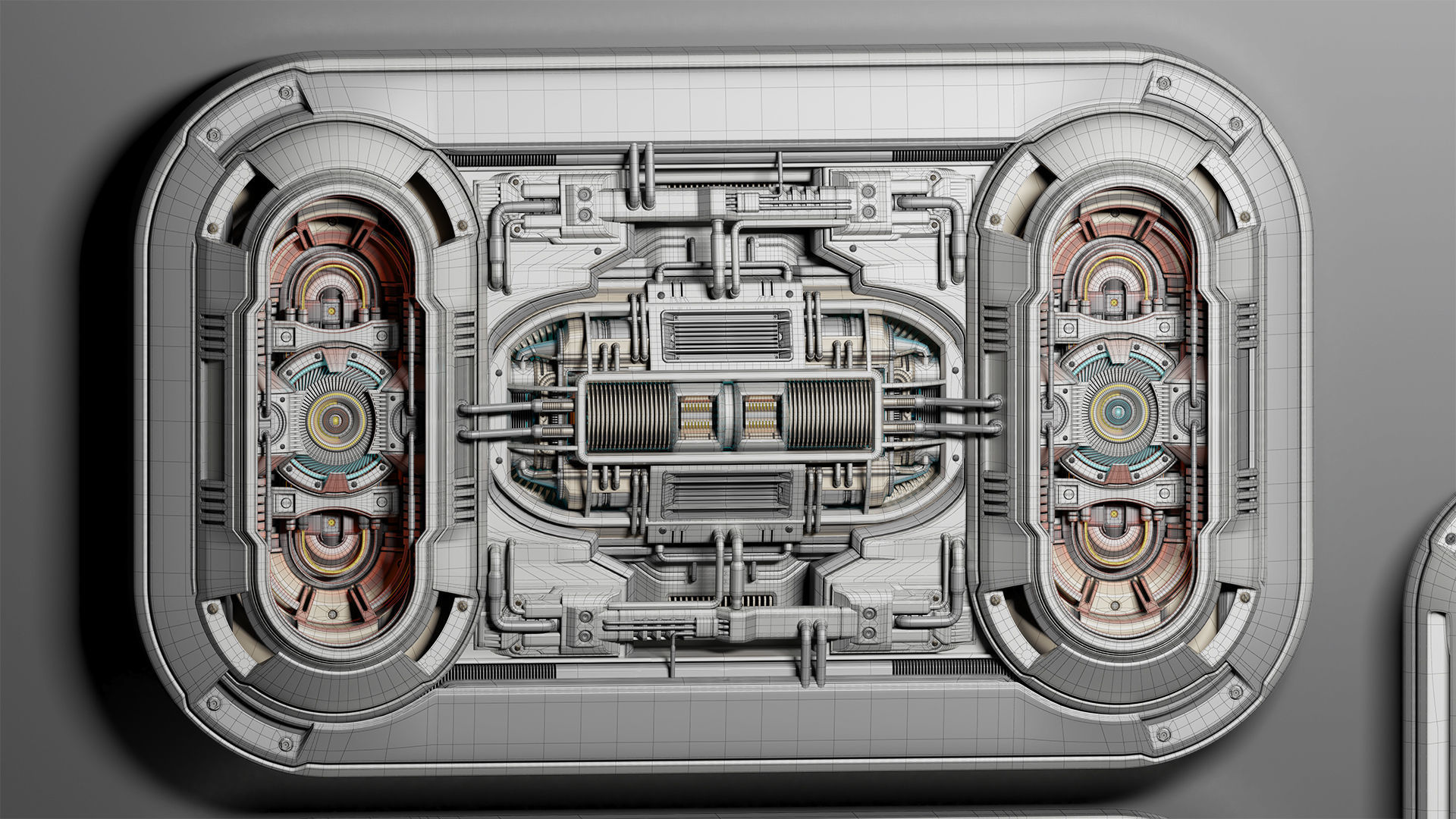 Sci-Fi Kitbash Mega Elements 4 - Full Pack 3D model | CGTrader