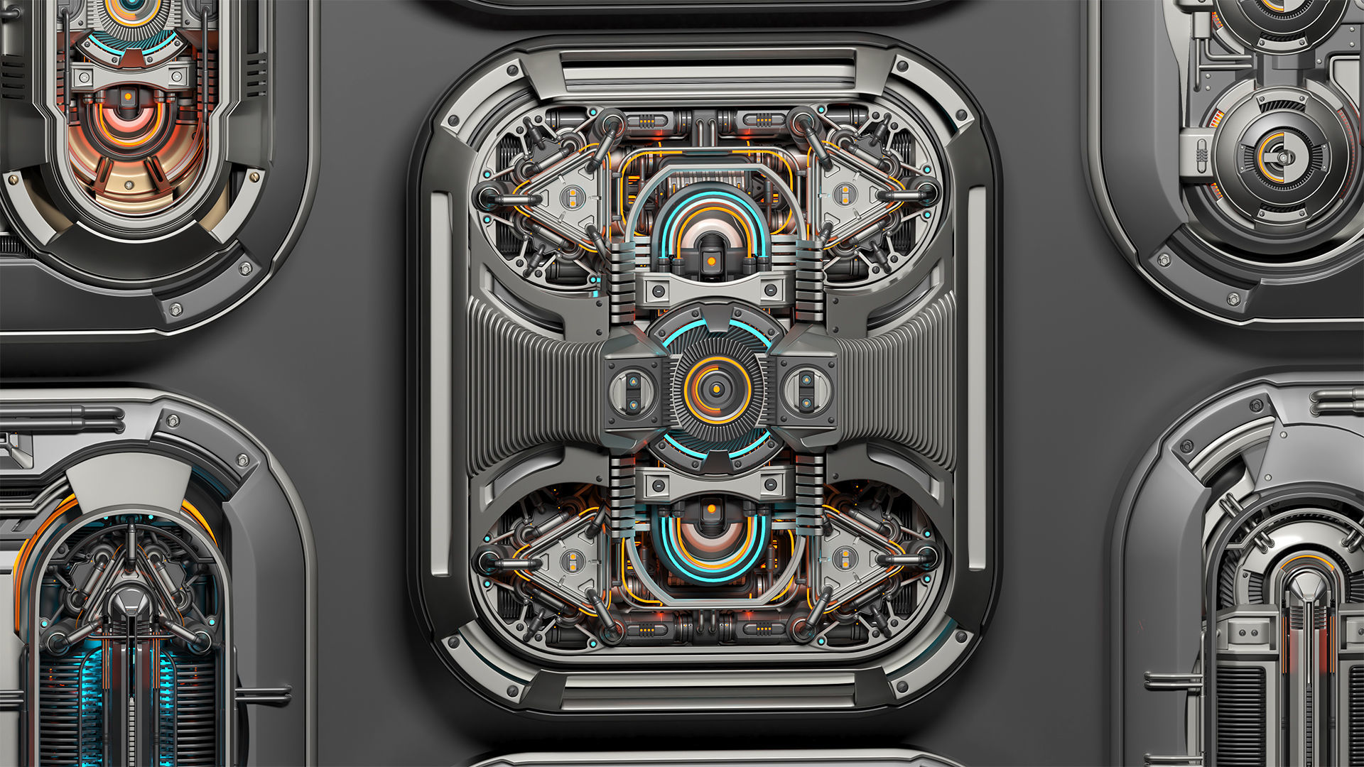 Sci-Fi Kitbash Mega Elements 4 - Full Pack 3D model | CGTrader