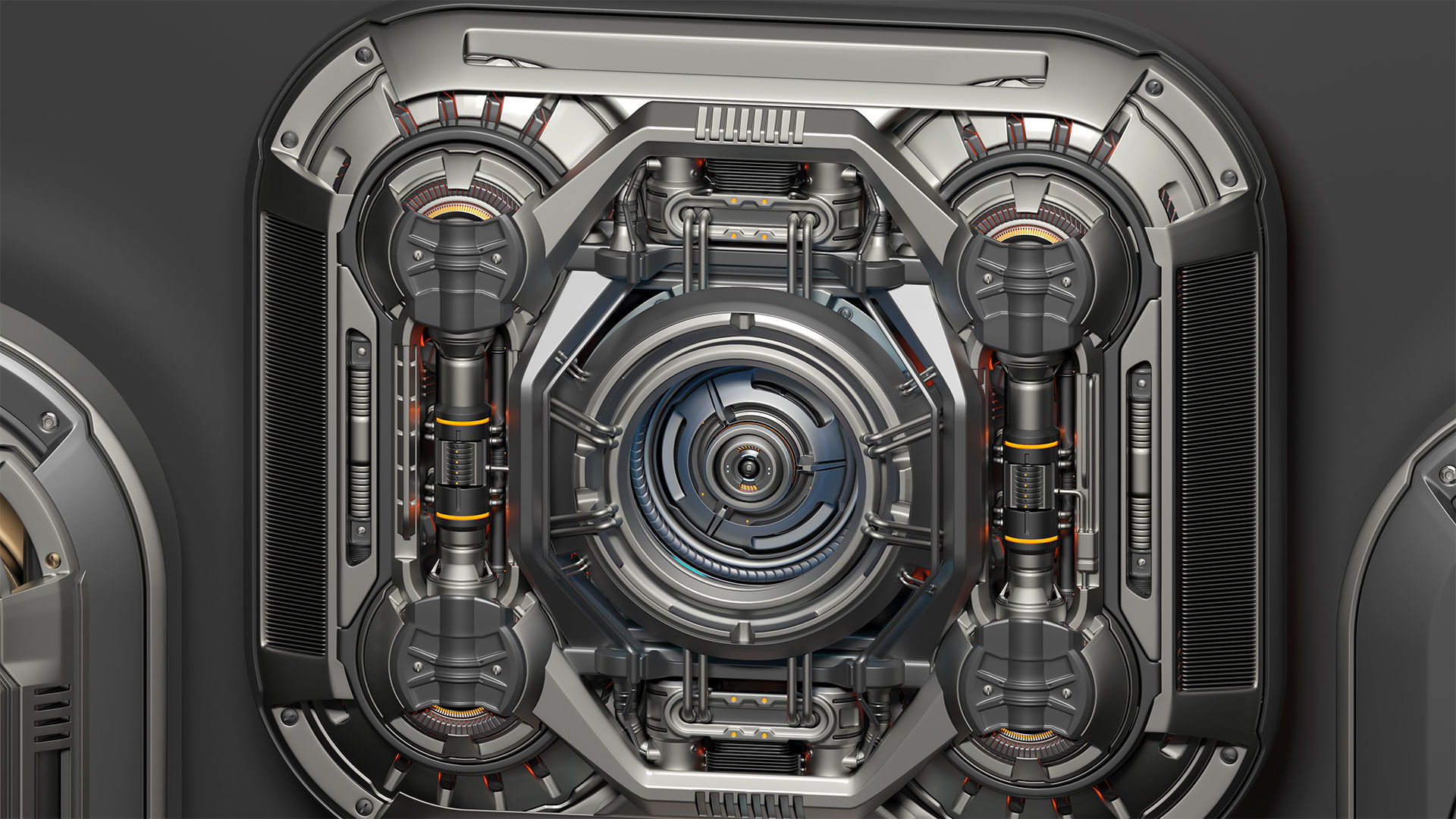 Sci-Fi Kitbash Mega Elements 4 - Full Pack 3D model | CGTrader