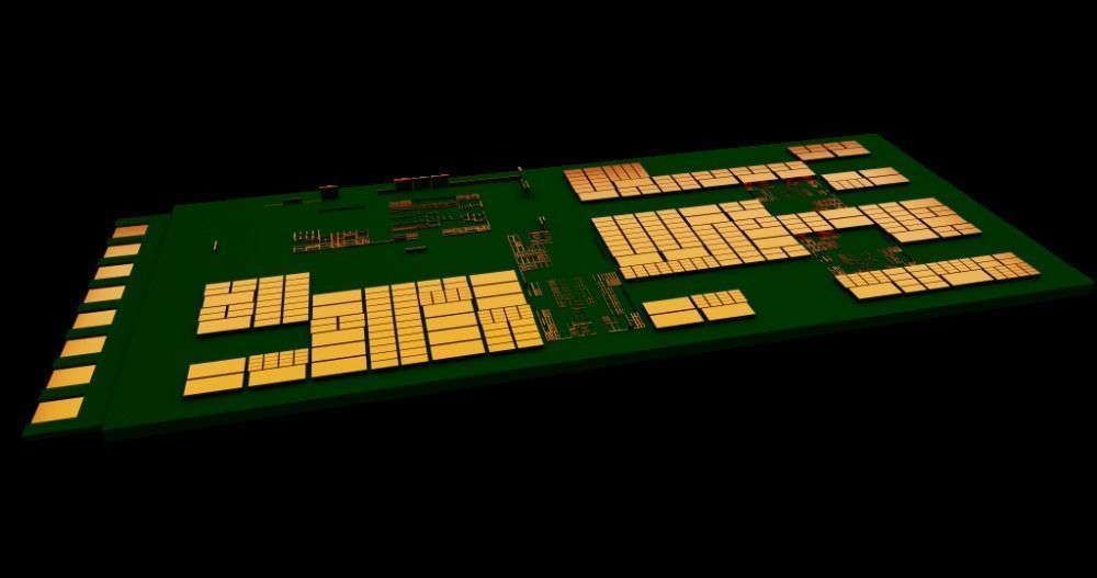 Creative computer platine art motherboard 3D model | CGTrader